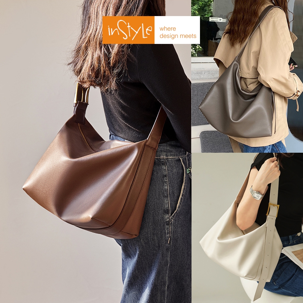 Jual Tas Bahu Selempang Wanita Korean Vintage Style Shoulder Bag Besar ...
