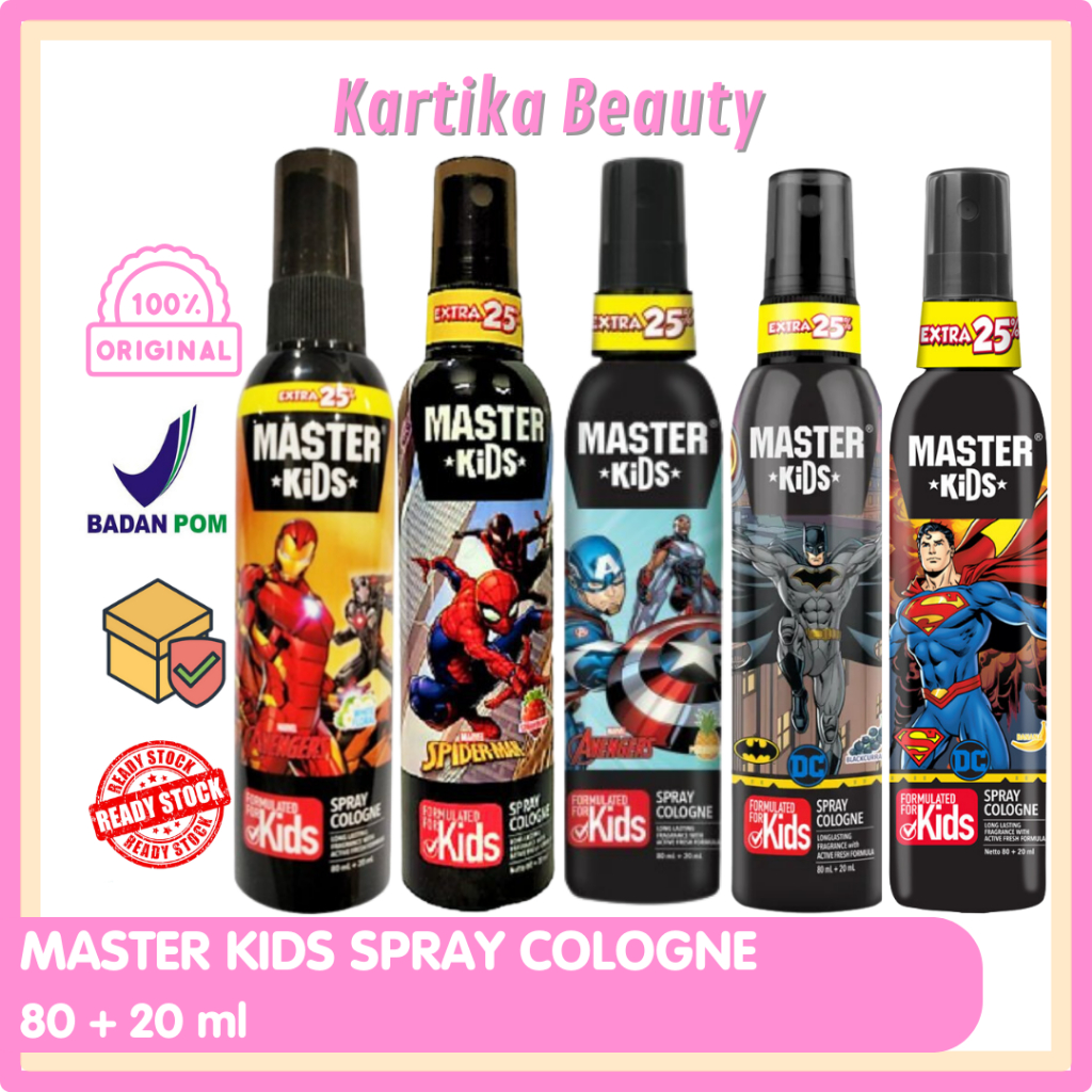 Jual PARFUM MASTER KIDS 80 + 20 ML / B&B KIDS 100 ML MINYAK WANGI ANAK ...