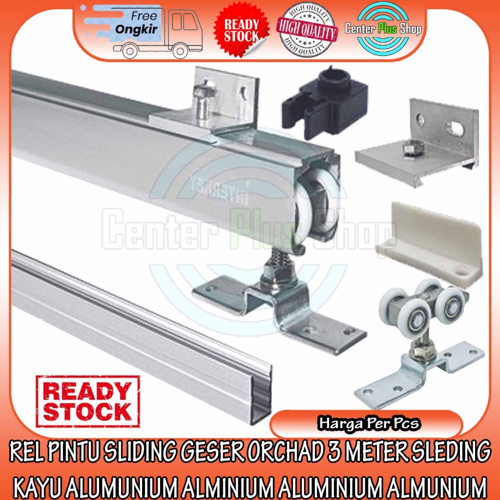 Jual Orchad Rel Pintu Sliding Geser 1.8m 1.6m 2.4m 3m Galvanis Galpanis ...