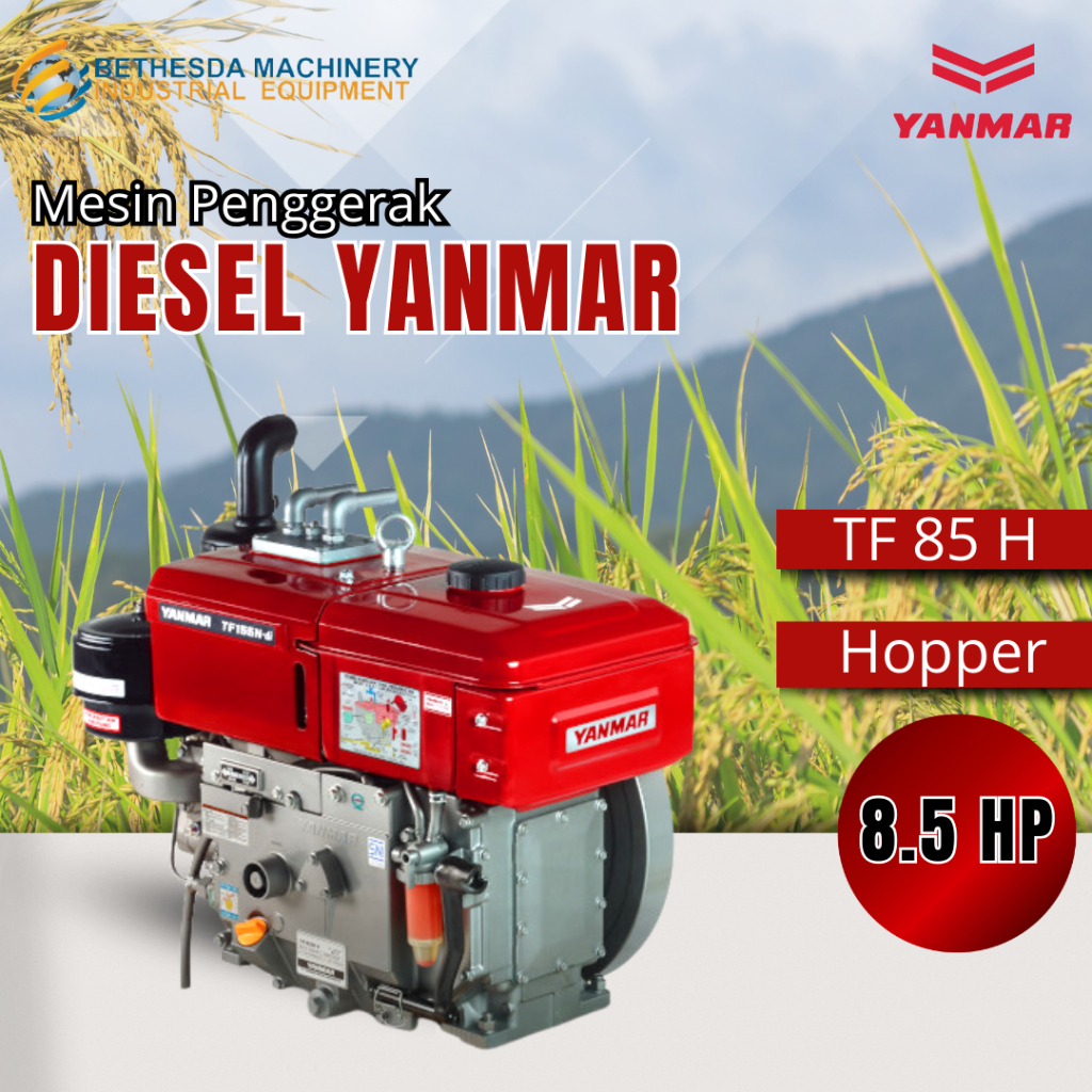 Jual Mesin Penggerak Diesel 8.5 HP Yanmar TF 85 Hopper Diesel Engine | Shopee Indonesia