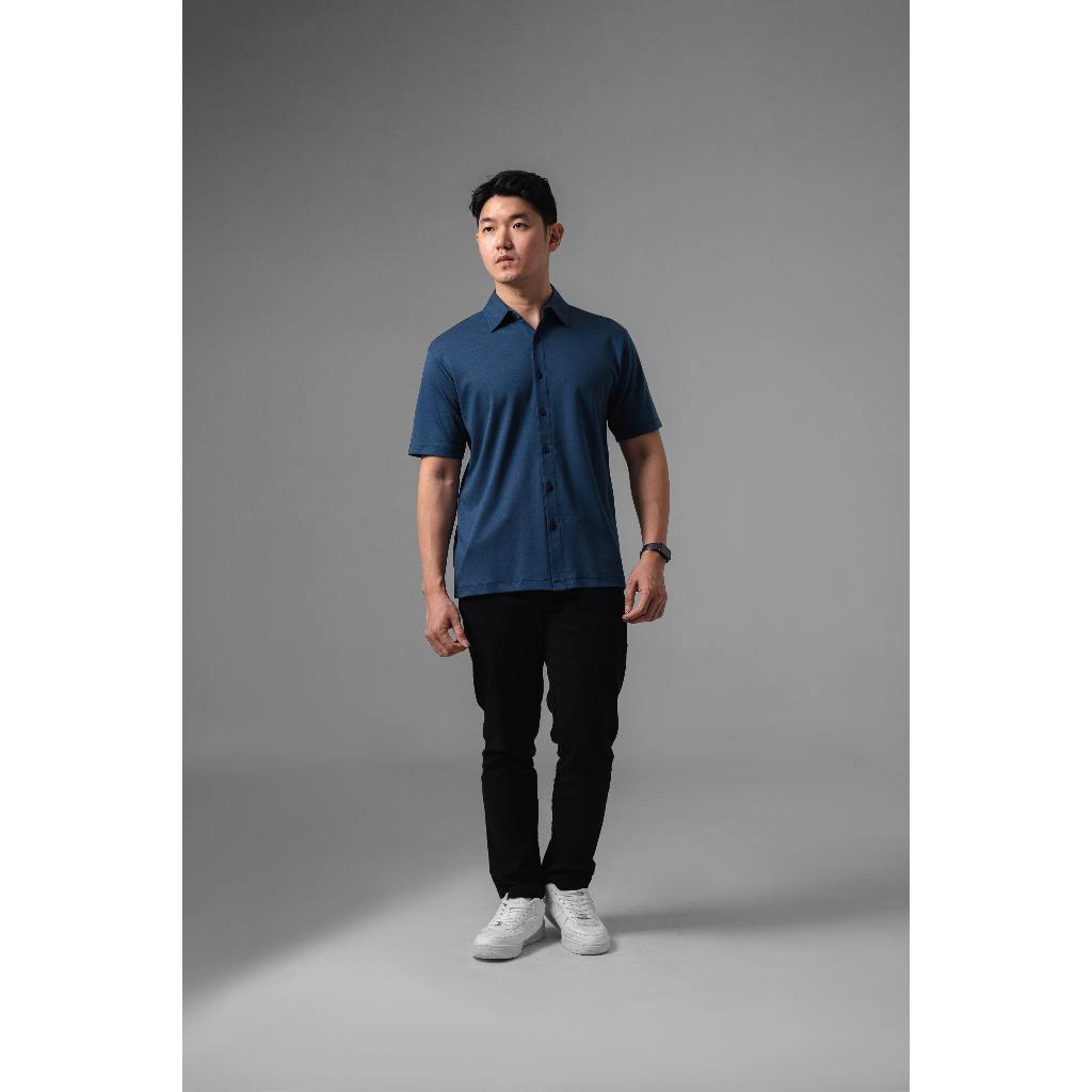 Jual BYBLANK Saga Kemeja Kaos Cotton Air - Kemeja Premium Lengan Pendek Bahan Cotton Air ...