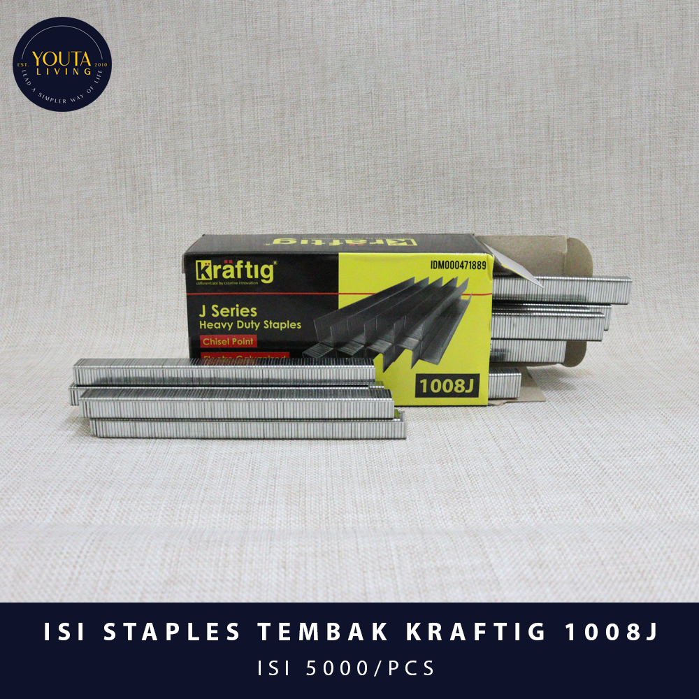 Jual ISI STAPLES TEMBAK KRAFTIG 1008J | Shopee Indonesia