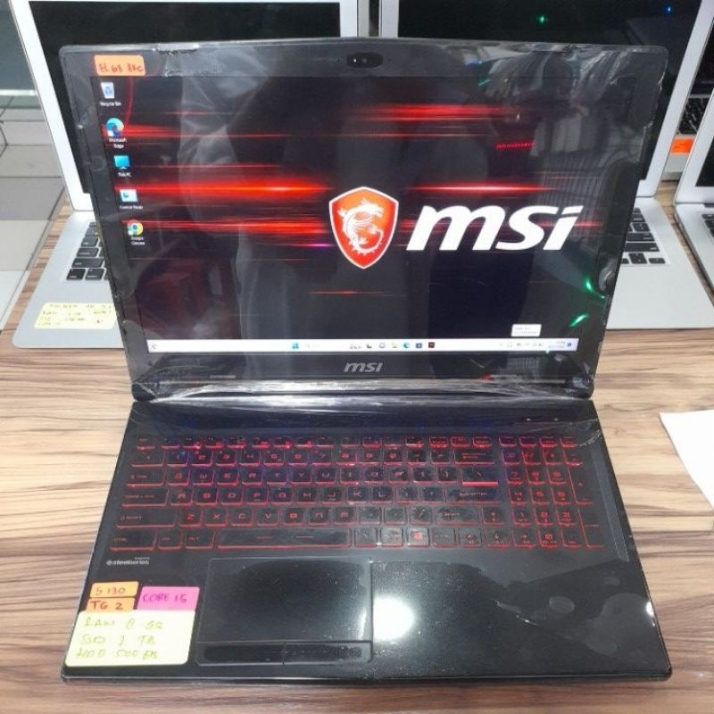 Jual laptop msi core i5 ram 8gb ssd 1tb hdd 500gb gl638rc 130 | Shopee ...