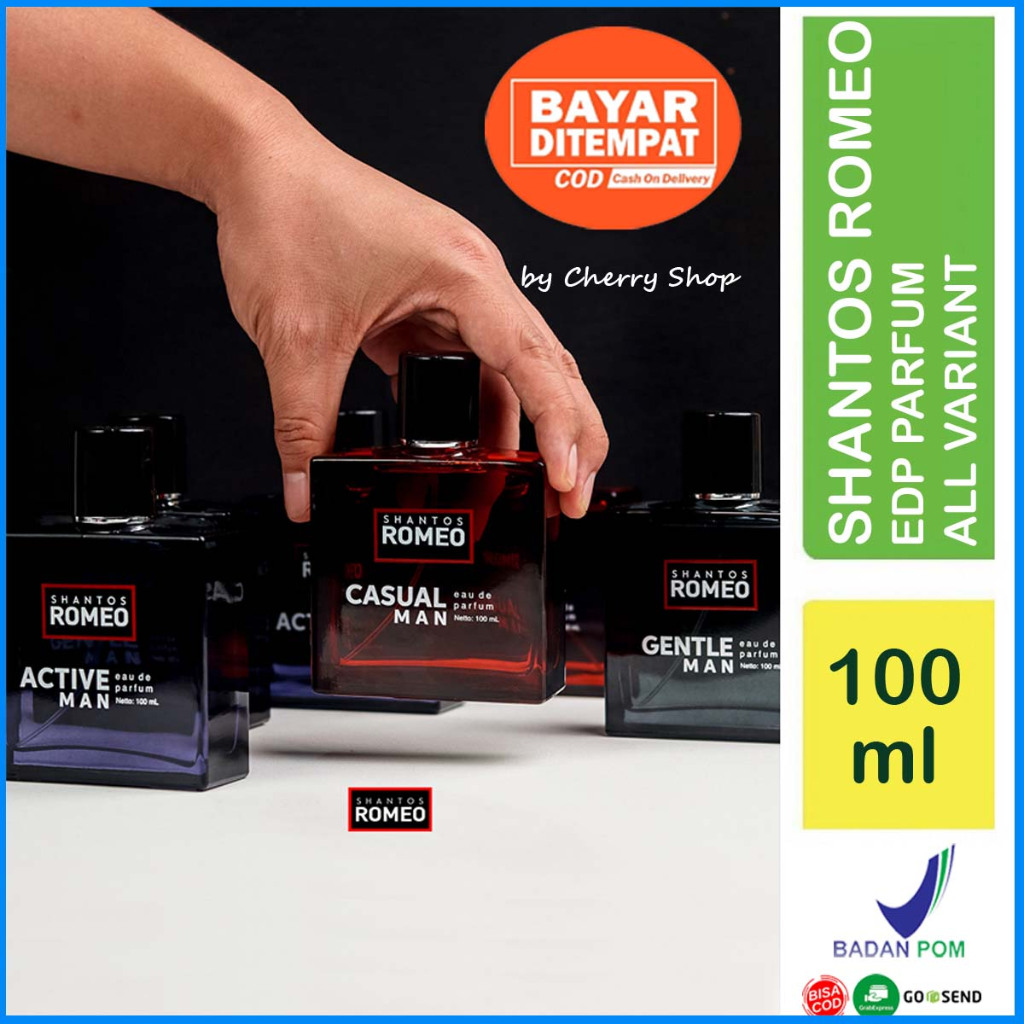 Jual [PARFUM PRIA 100ML | TAHAN LAMA] Shantos Romeo Fragrance Eau De ...