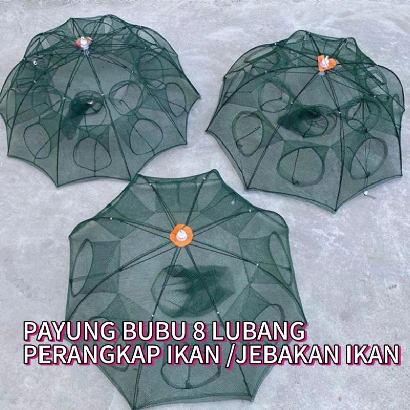 Jual Payung Bubu 6/8/10 Lubang / Bubu payung perangkap ikan dan udang | Shopee Indonesia