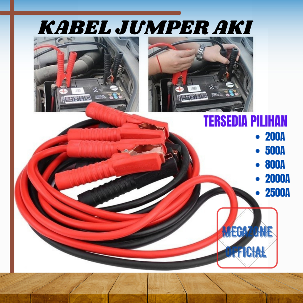 Jual Kabel Jumper Jamper Aki Mobil Kabel Booster Baterai Aki 200A 500A 800A 2000A 2500A 800AMP ...