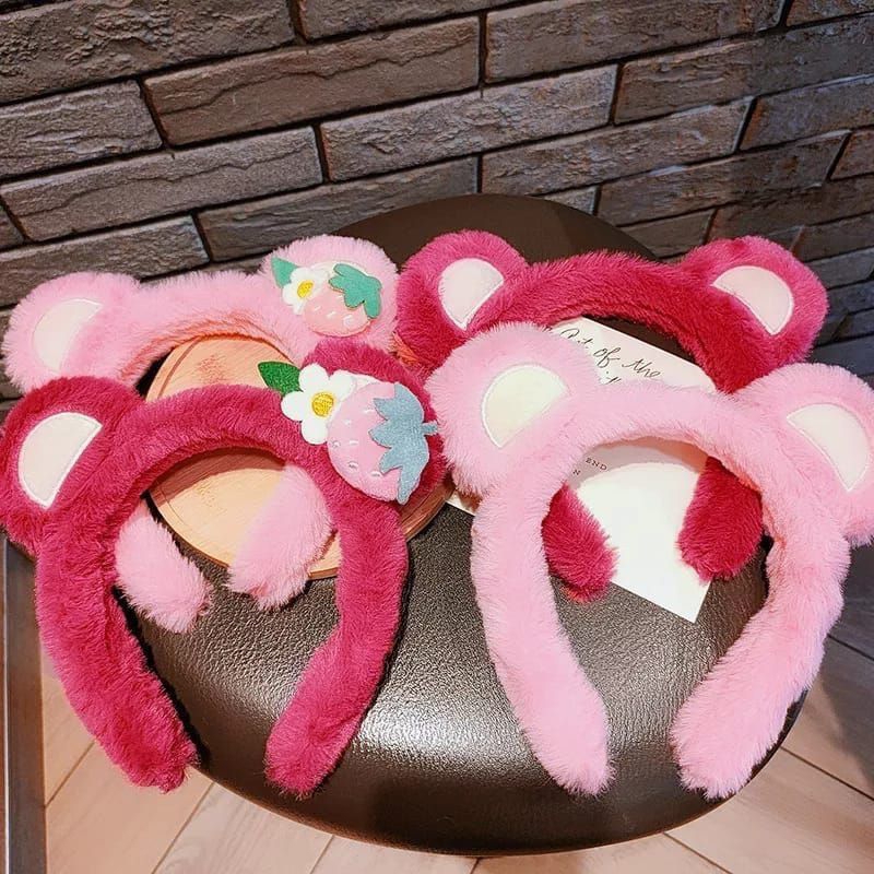 Jual Bando Lotso Ping / Bando Cosplay Telinga Beruang / Bando Wanita ...