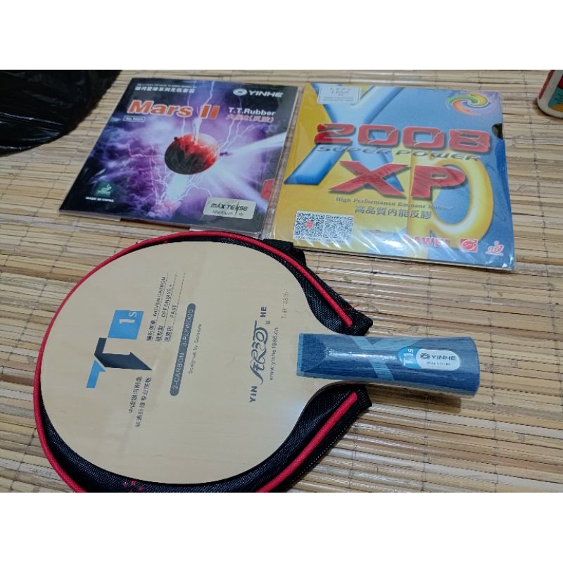 Jual PAKET BET TENIS MEJA YINHE T1s PLUS MARS II ORIGINAL | Shopee Indonesia