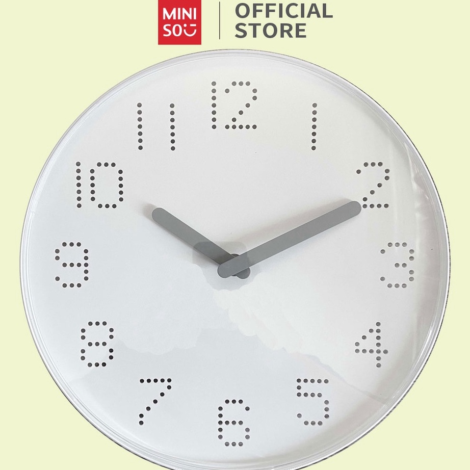 Jual Promo Spesial Bulan Ini MINISO Jam Dinding Plastik 25cm Jam ...