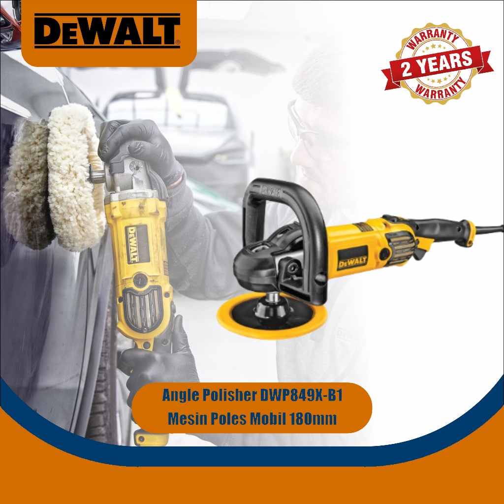 Jual Dewalt DWP849X-B1 Right Angle Polisher / Alat Poles Mobil 180mm ...