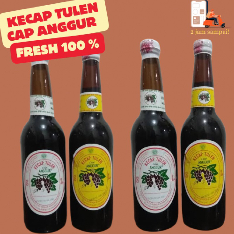 Jual Kecap Tulen Cap Anggur Botol Kecap Manis Kecap Asin 1 botol KIRIM ...