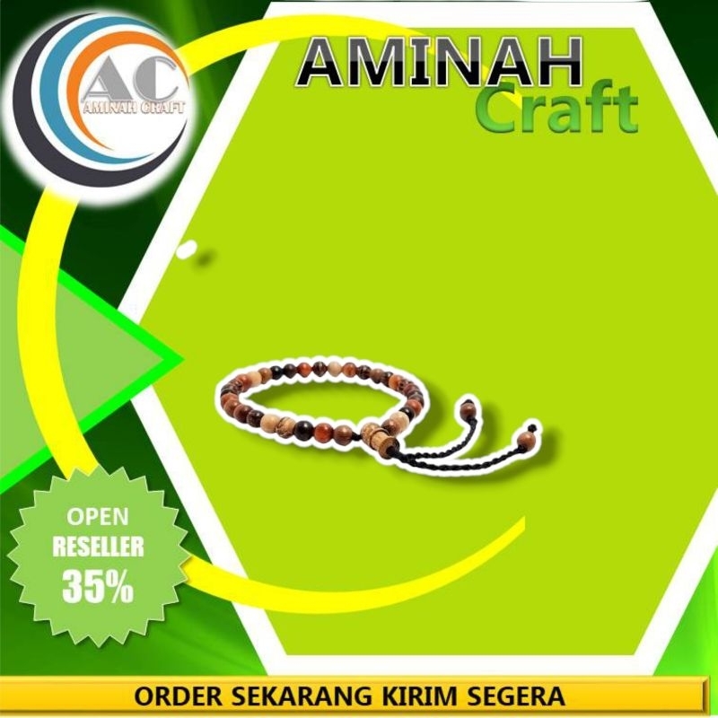 Jual Gelang Tasbih 33 Kayu Bertuah 7 Jenis Kayu Langka Asli Original ...