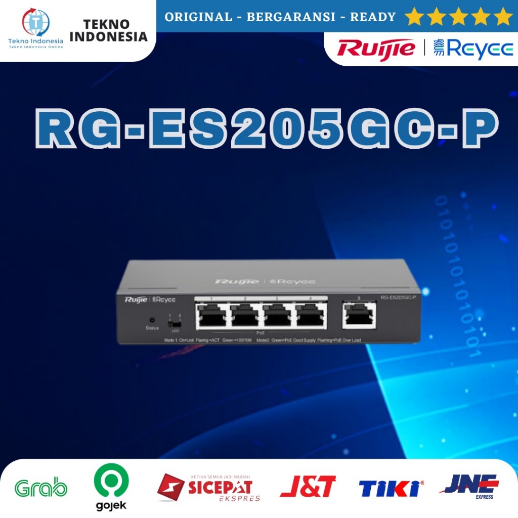 Jual Ruijie Reyee RG-ES205GC-P 5 Port Gigabit Smart PoE Switch | Shopee Indonesia