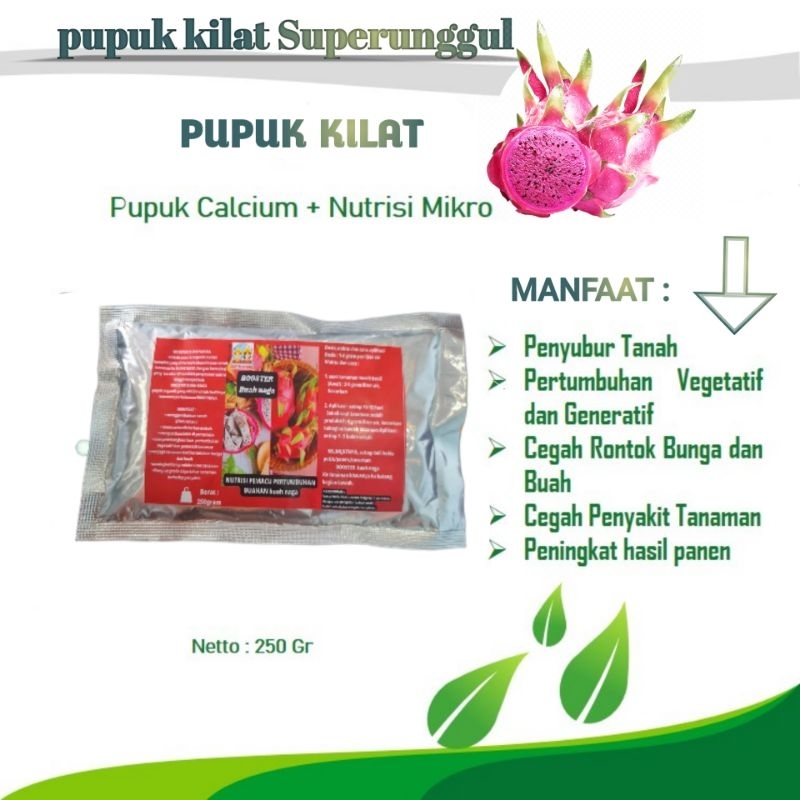 Jual Pupuk Organik Pelebat Buah Dan Booster Buah Naga Cepat Berbuah Lebat | Shopee Indonesia