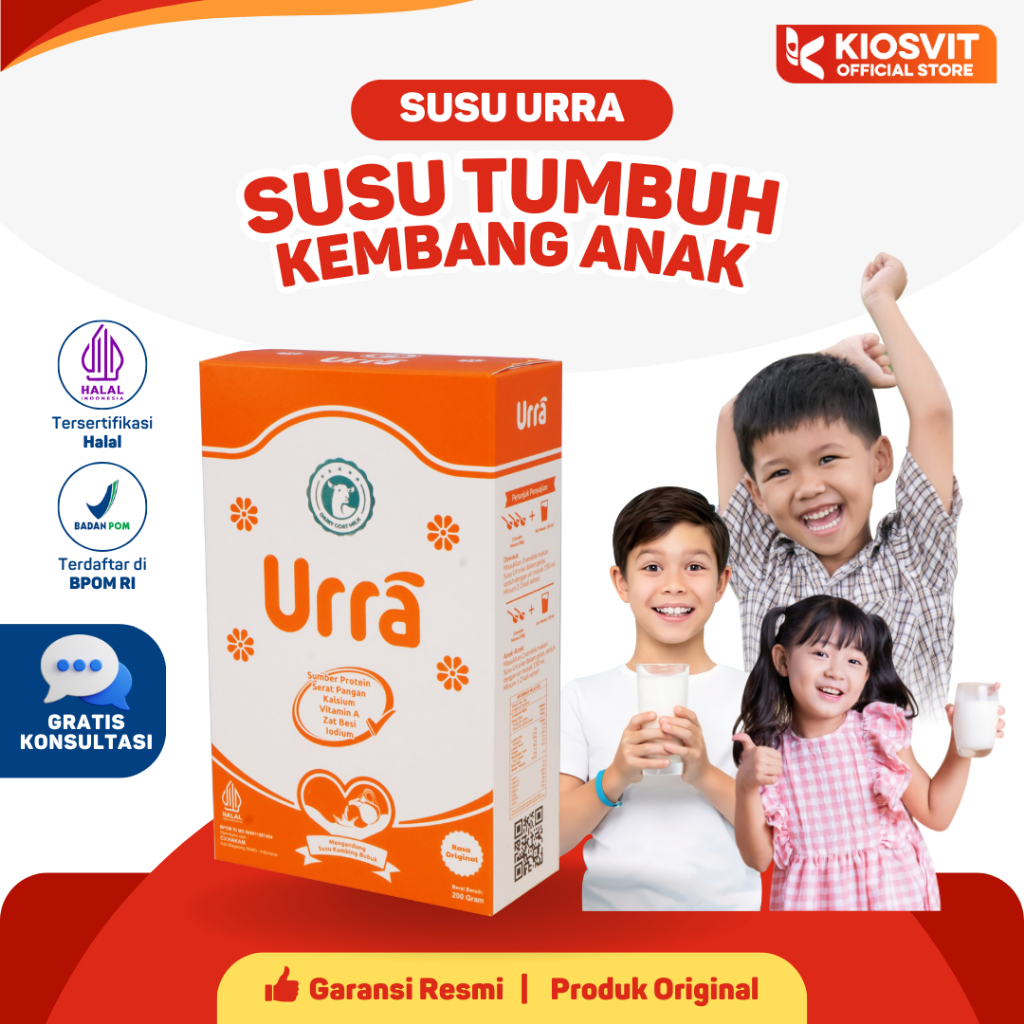 Jual Urra - Susu Kambing Saanen Solusi Tumbuh Kembang Anak 200gr ...