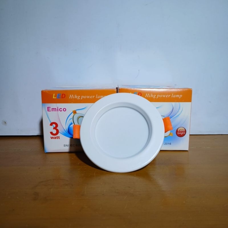 Jual Downlight IB led EMICO 3 watt | Shopee Indonesia