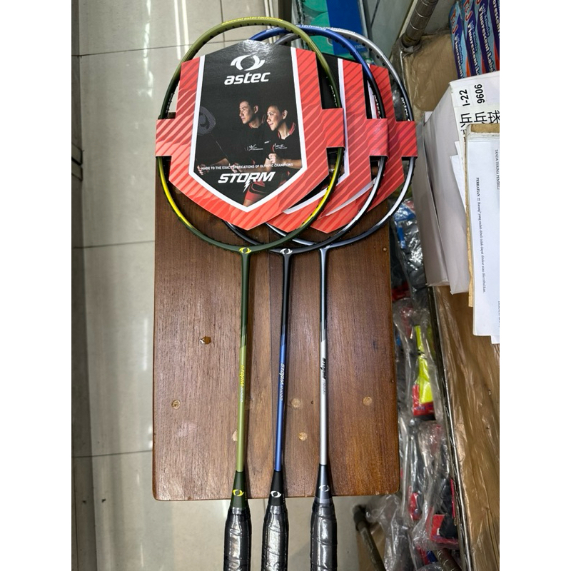 Jual RAKET BULUTANGKIS ASTEC STORM R 1000 BONUS COVER | Shopee Indonesia