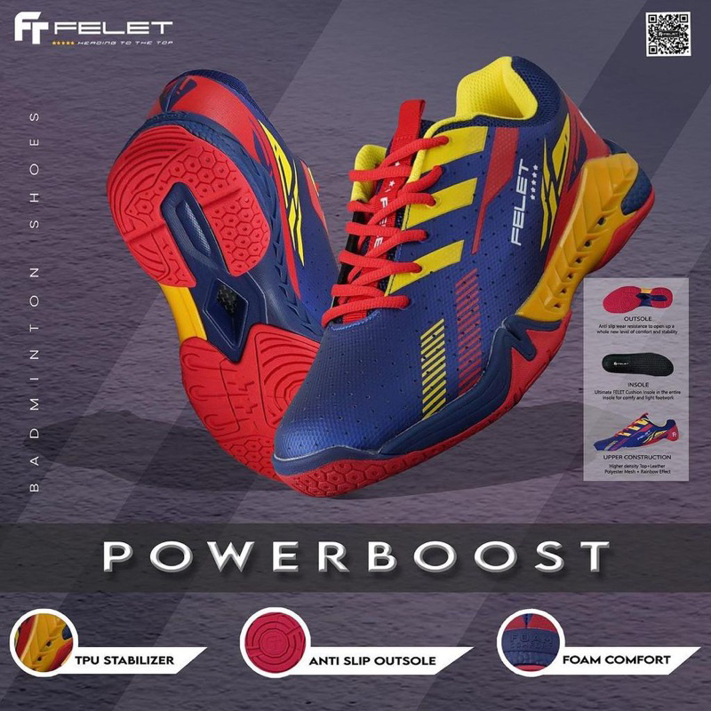 Jual SEPATU FELET POWER BOOST ORIGINAL FELET 100% | Shopee Indonesia