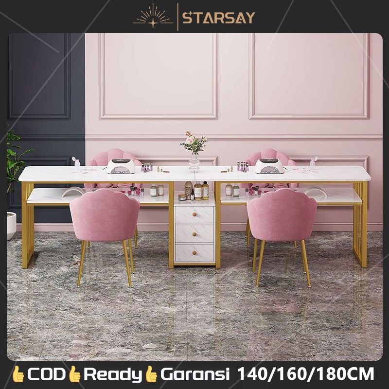 Jual Meja Nail Art 140/160cm Ruangan Rumah Home Decoration Cafe Coffe ...