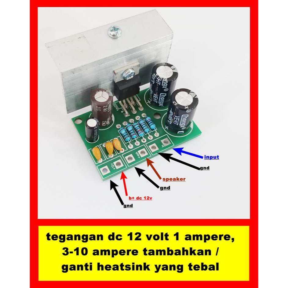 Modul Tda2003 Mono Power Amplifier Shopee Indonesia