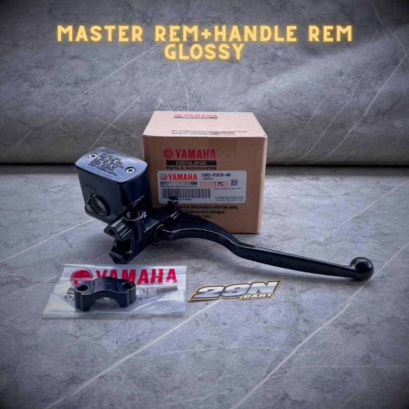 Jual Handle Kopling SET R25 + Master Rem Handle Rem R25 Hitam Glossy ...