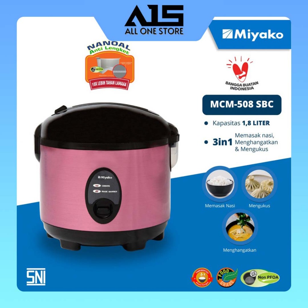 Jual Magicom MIYAKO 508 SBC 1,8L ( 3 in 1 ) | Shopee Indonesia