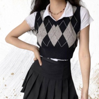 Jual { MyReseller } Rompi Vest Crop Outter Fashion Girl Korean New ...