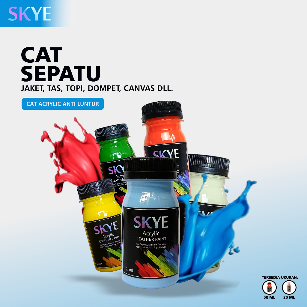 Jual SKYE CAT SEPATU – Cat Tas, Cat Jaket, Cat Kulit, Cat Kanvas, Cat ...