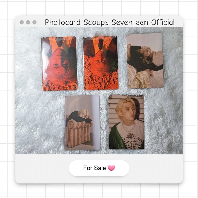 Jual [Baca Deskripsi] Bundle Photocard Scoups Seungcheol Attacca Carat Version Seventeen ...