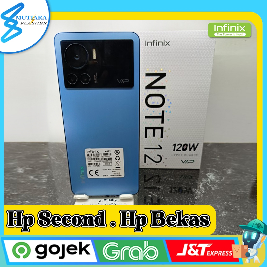 Jual Infinix Note 12 VIP Ram 8 Rom 256GB Second Original | Shopee Indonesia