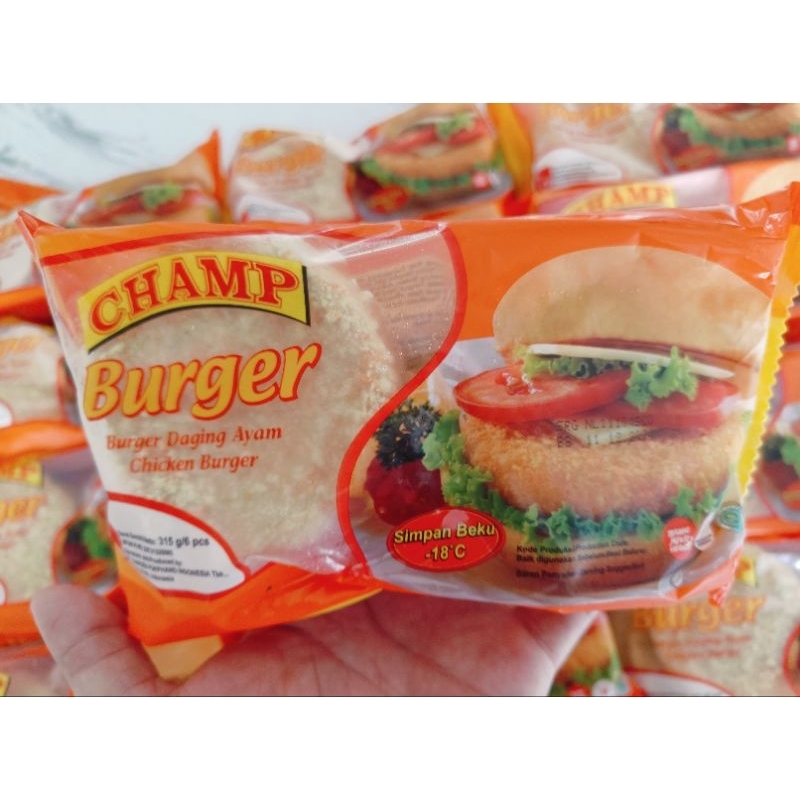 Jual Champ chicken burger | Shopee Indonesia