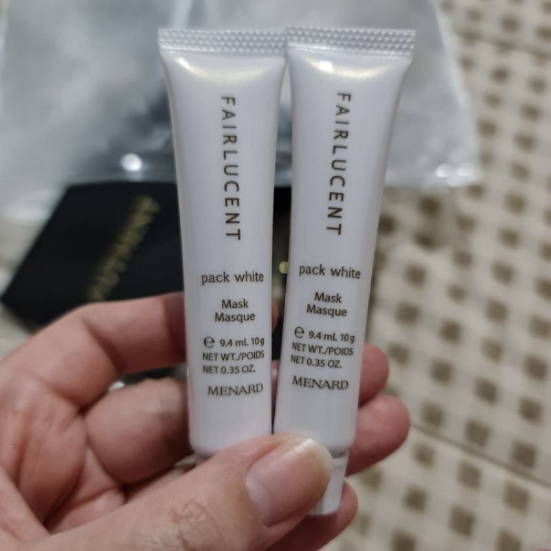 Jual Menard Fairlucent Pack White | Shopee Indonesia