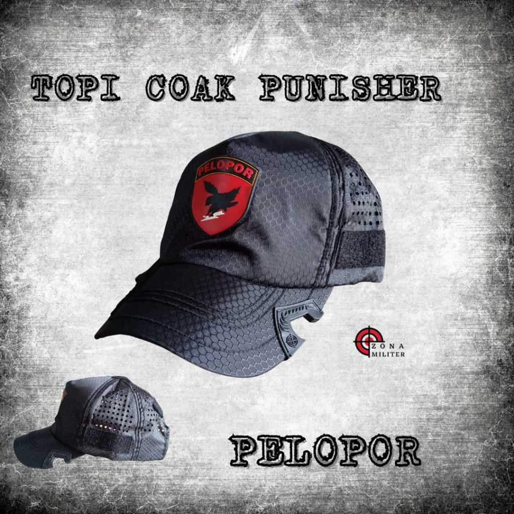 Jual Topi Caps Tactical Punisher Tawon model terbaru I Topi Pria Velcro ...
