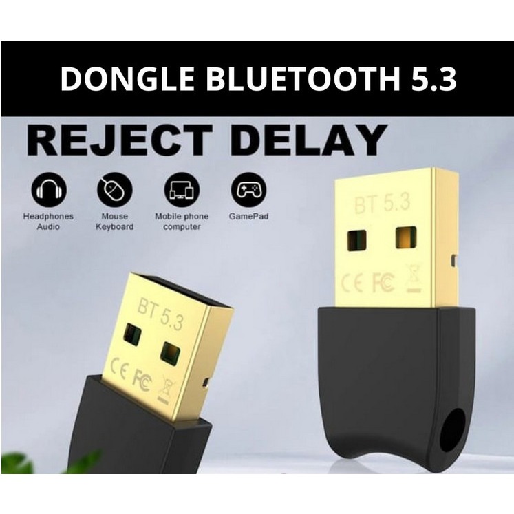 Jual Usb bluetooth dongle 5.3 mini transmitter-reciever 3Mbps realtek ...