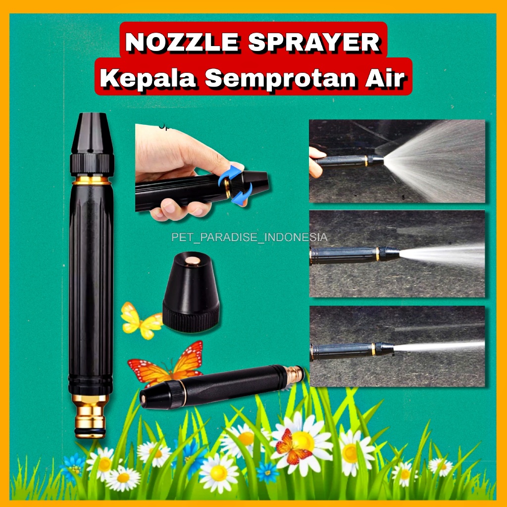 Jual PPI- Semprotan Air Cuci Motor Mobil Tanaman Kuningan Hose Nozzle ...