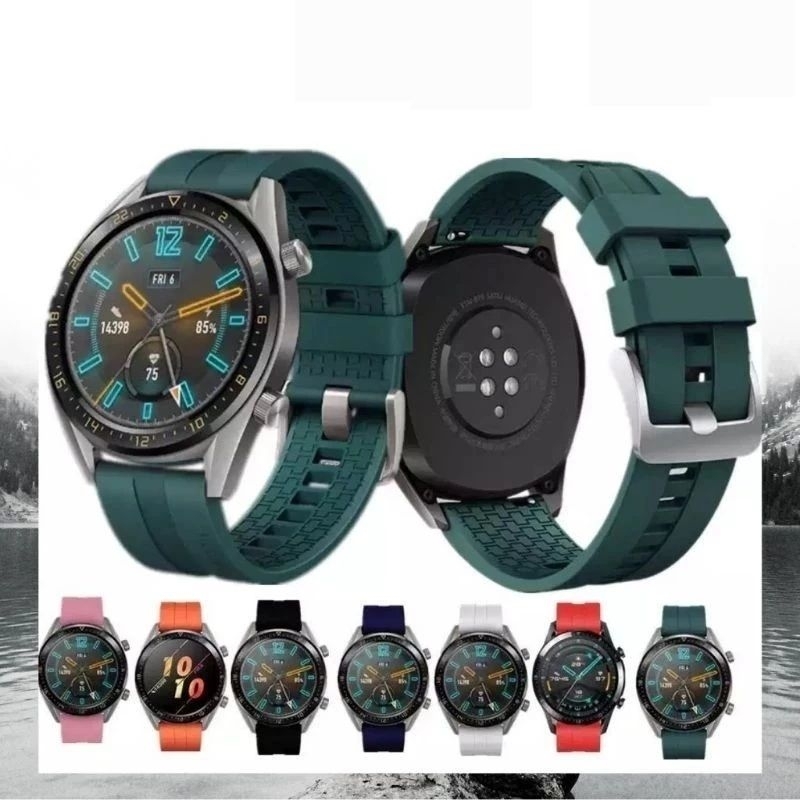 Jual TALI JAM HUAWEI GT GT2 46MM ORIGIN MODEL SMARTWATCH SILIKON BAND ...