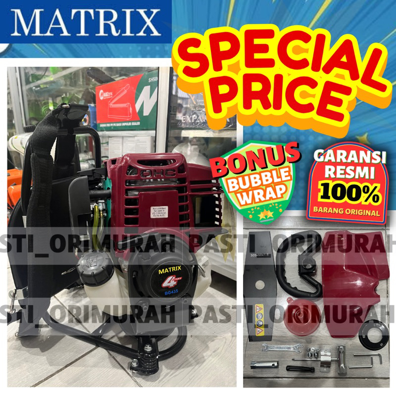 Jual MATRIX MESIN POTONG RUMPUT GENDONG BG 435 / 4 TAK BRUSH CUTTER 4 ...
