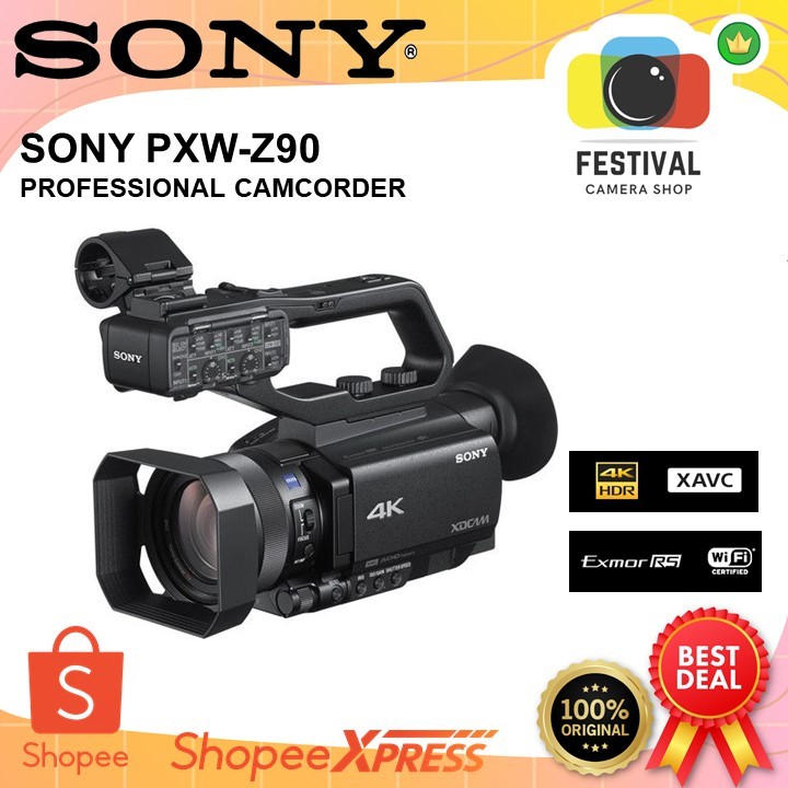 Jual Sony PXW-Z90 4K HDR XDCAM With Fast Hybrid AF | Shopee Indonesia