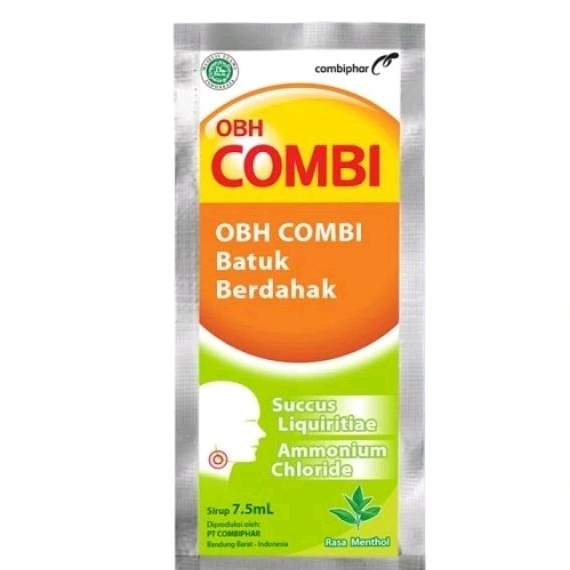 Jual Obh combi batuk berdahak syrup 7.5ml harga per sachet | Shopee ...