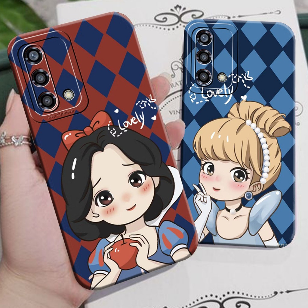 Jual Softcase Oppo A74 4G / A95 4G Motif Kartun Disney Princess - Case ...