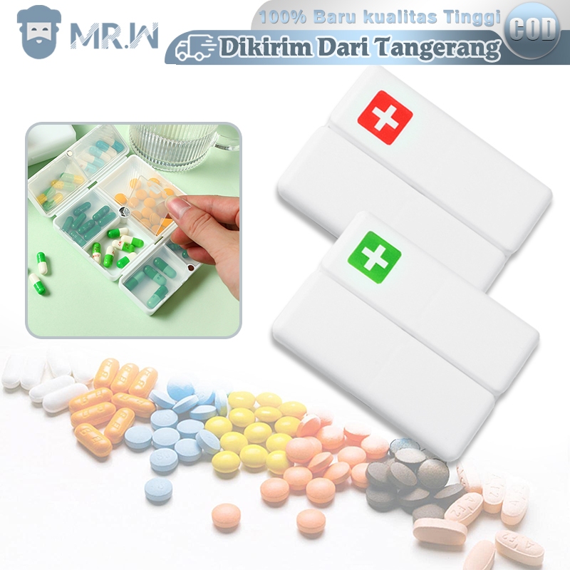 Jual Kotak Obat Harian 7 Sekat Pill Medicine Box Magnetic Pill Box ...