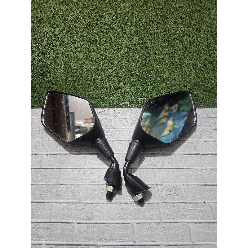 Jual Spion variasi pcx model standar tangkai pendek hitam drat honda ...