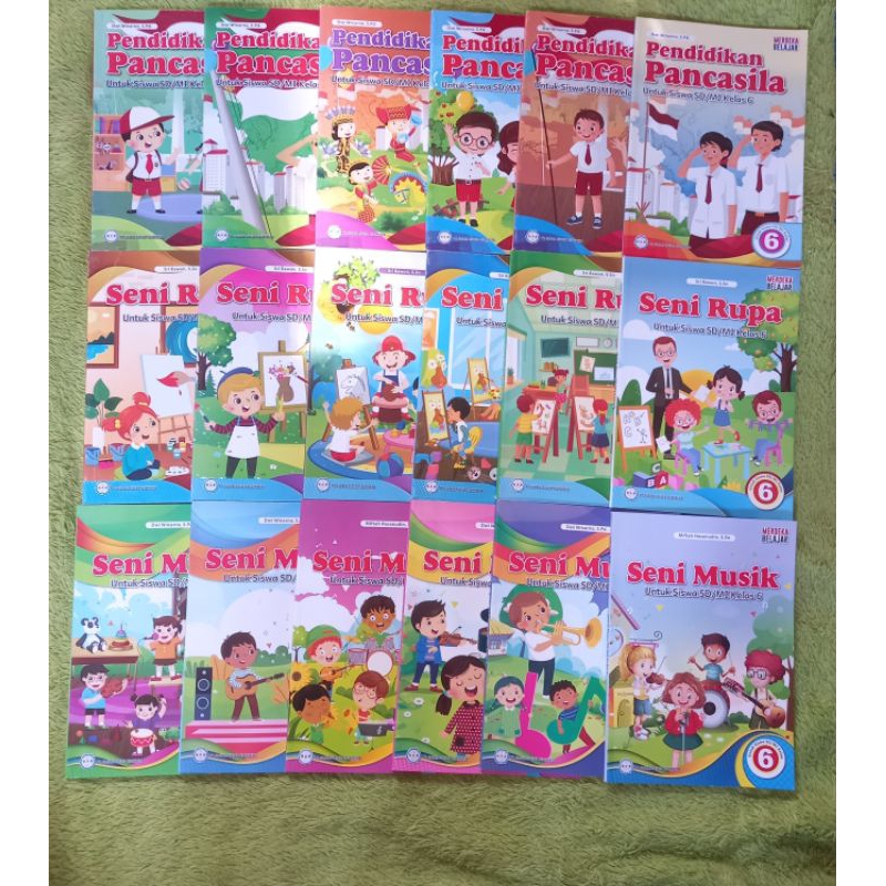 Jual ORIGINAL BUKU PENDIDIKAN PANCASILA SENI RUPA SENI MUSIK KELAS 1 2 3 4 5 6 SD/MI KURIKULUM ...