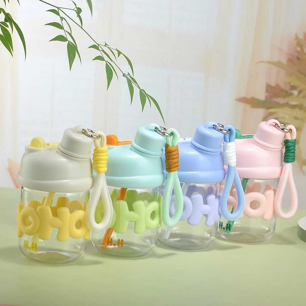 Jual Botol Plastik Bahan Premium Modern Trendy HOHO 2 Cara Minum Mini ...