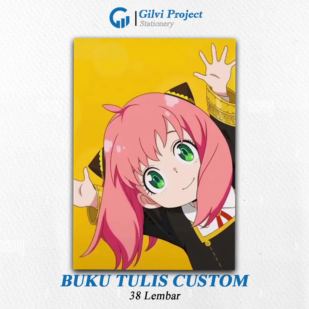Jual Buku Tulis Anya Spy X Family / Buku Tulis Sekolah / Buku Tulis ...