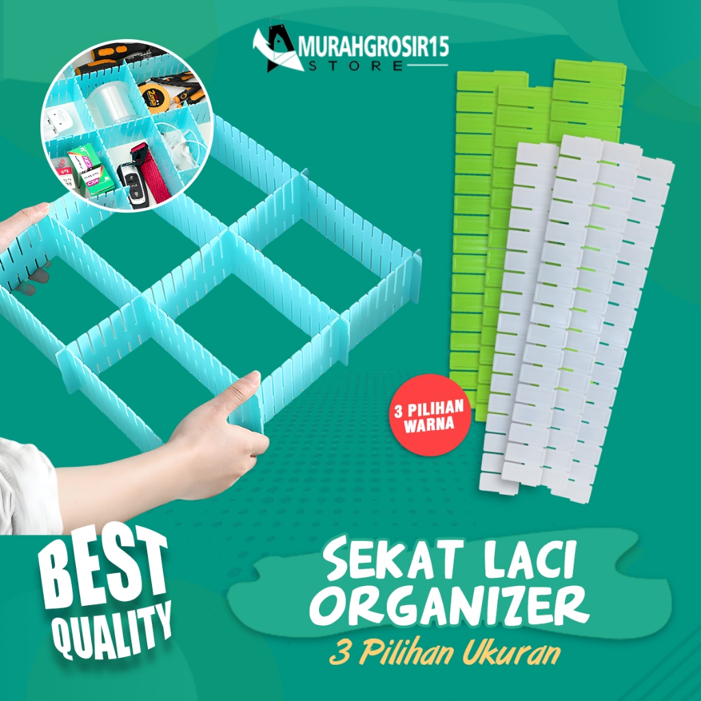 Jual Satu Keluarga Sekat Laci Organizer Sekat Pembatas Rak Partisi ...