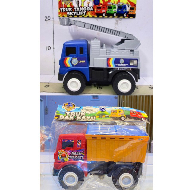Jual TRUK TERPAL / TRUK SKYLIFT OM TELOLET trek mainan anak cowok laki ...