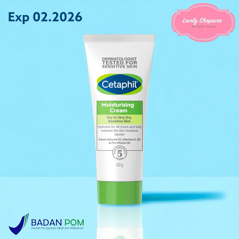 Jual Cetaphil Moisturizing Cream Moist Moisturizer 100gr 100 grm ...