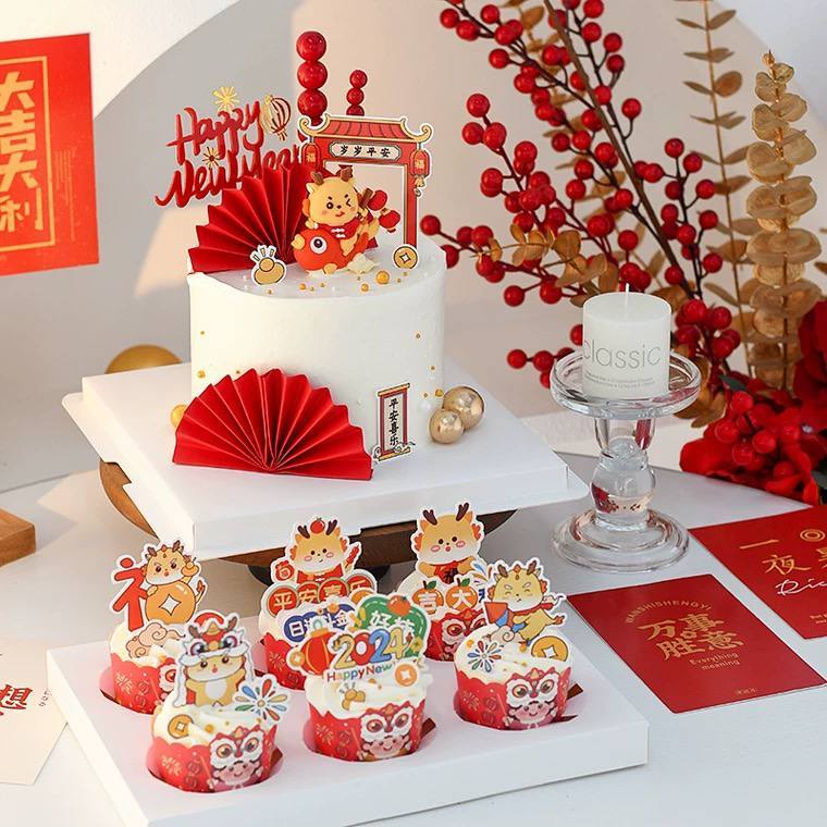 Jual TOPPER HIASAN TAHUN ULAR 2025 CHINESE NEW YEAR IMLEK CNY | Shopee ...