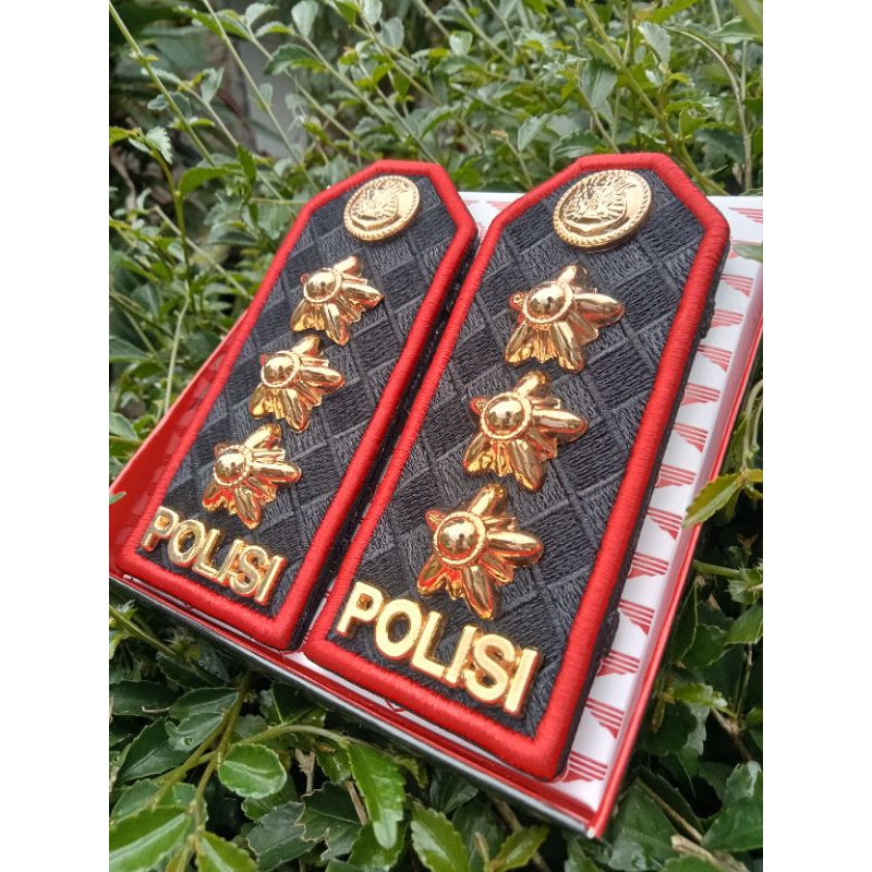 Jual pangkat pdu Kombes Lis merah tebal original | Shopee Indonesia